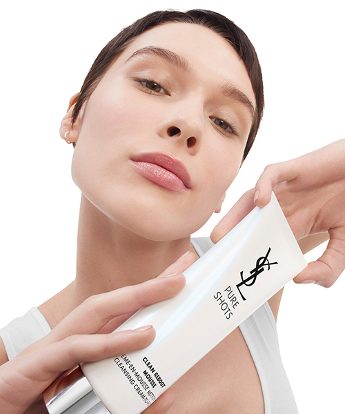 PURE SHOTS CLEAN REBOOT MOUSSE | Cleansers and Toners | YSL Beauty KSA